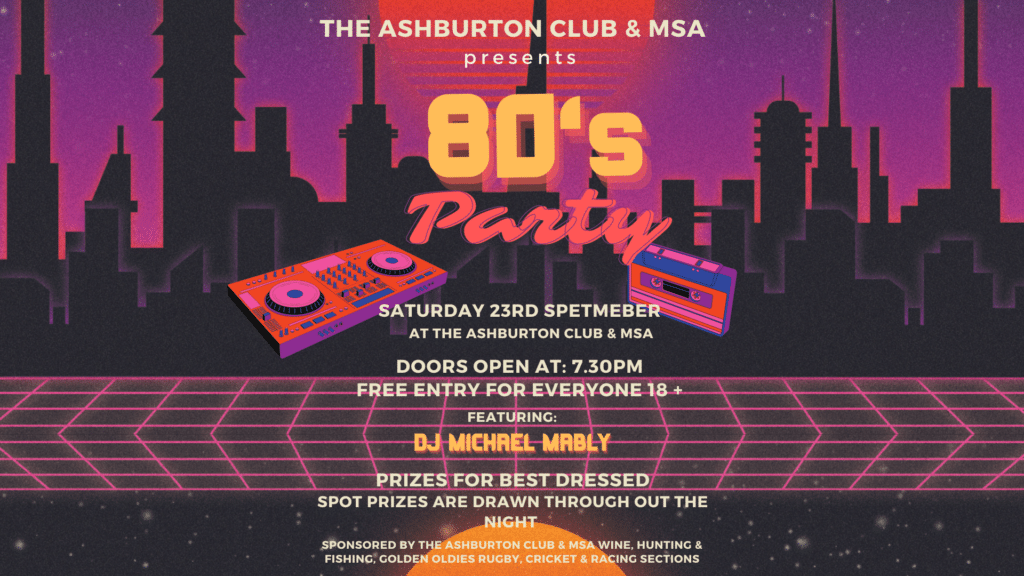 The Ashburton Club & MSA - Proud to be your local since 1885